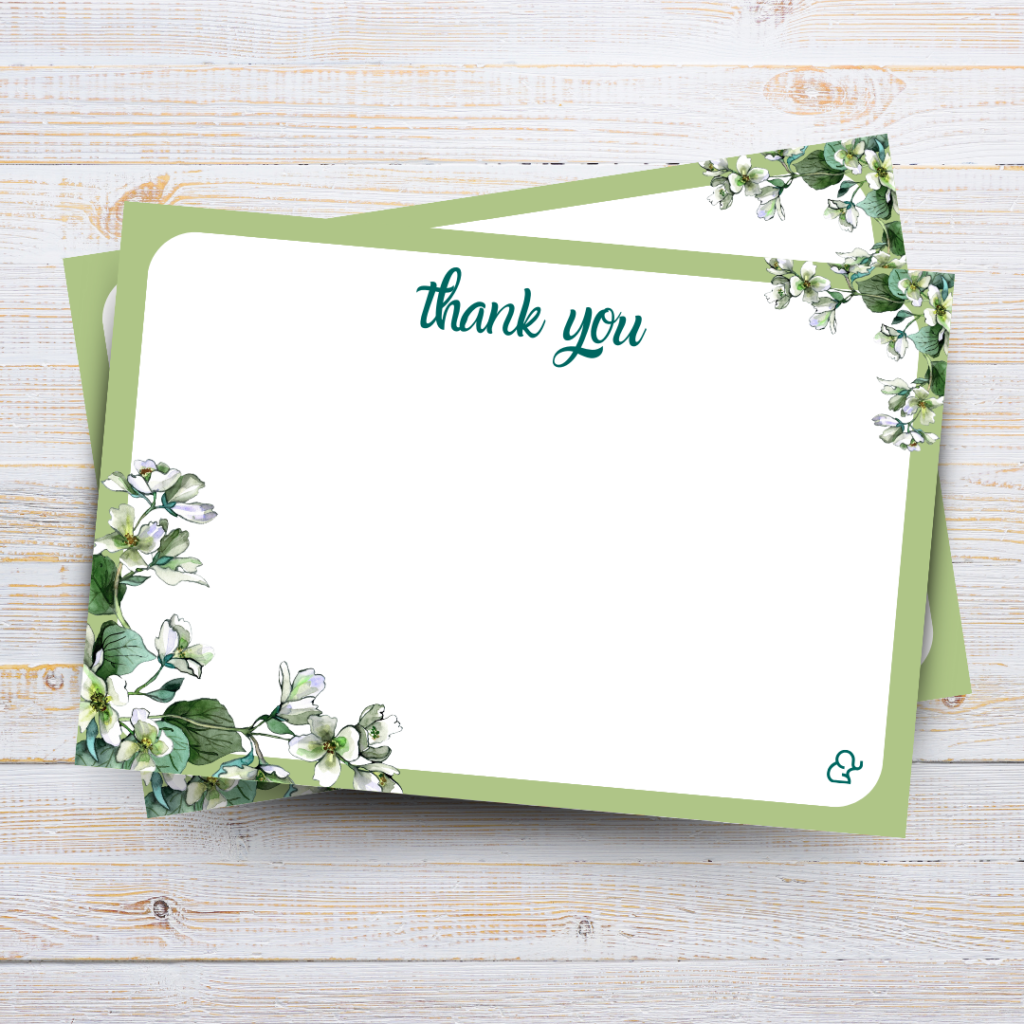 ‘fauna’ Thank you Note cards – Write Handwritten Notes to make it more ...