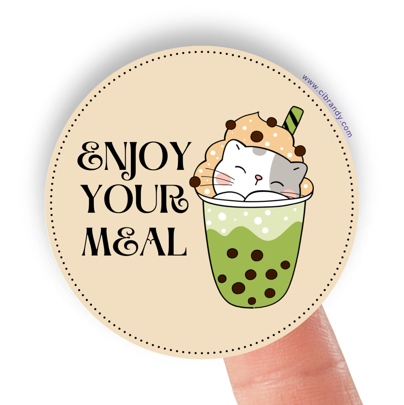 Cloud Kitchen – Enjoy Your Meal Sticker’s – Cibrandy